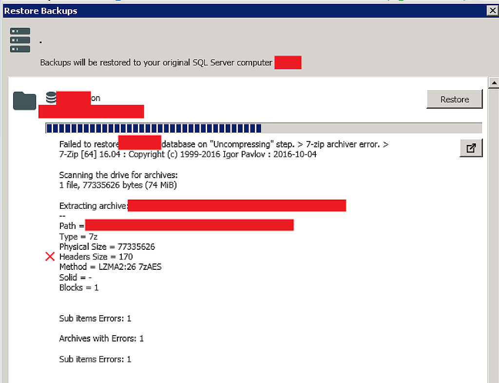 OneDrive for Business Restore fails - Destination Issues - Sql Backup ... OneDrive for Business Restore fails - Destination Issues - Sql Backup ...